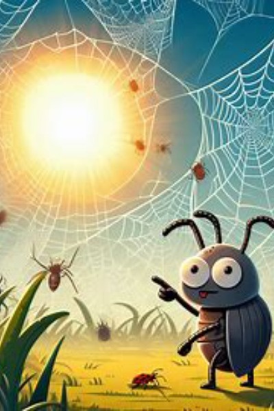 A small bug caught in a web. | Royal Road