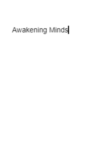 Awakening Minds | Royal Road