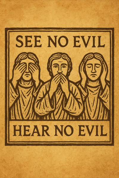 See no evil. Hear no evil. Speak no | Royal Road