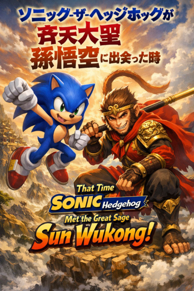 That time Sonic the Hedgehog met the Great Sage Sun Wukong. [Coming at ...