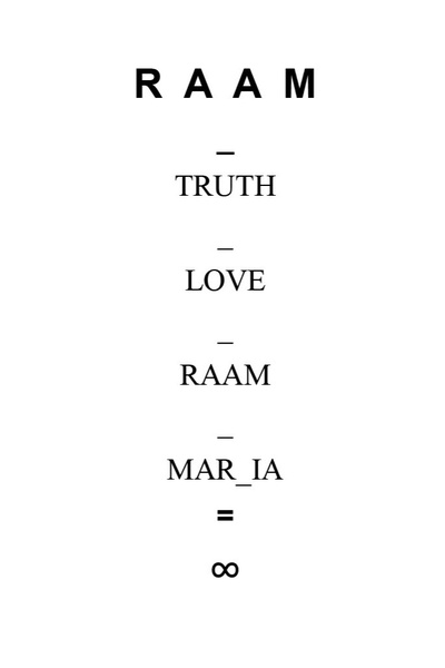 TRUTH_LOVE_RAAM_MAR_IA= ∞ | Royal Road