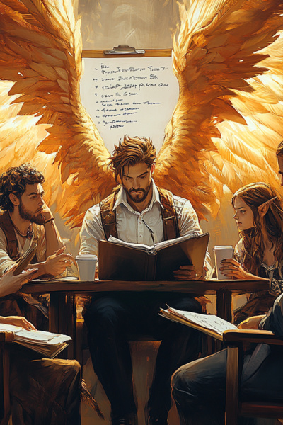 The First Meeting - WTF: A Guardian Angel’s Guide to Disaster ...