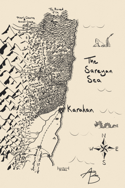 Map of Karakan and Its Surroundings - Draka [Book 4 onward] | Royal Road
